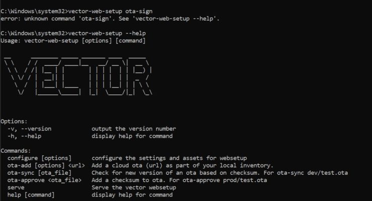 Vector Web Setup • thedroidyouarelookingfor