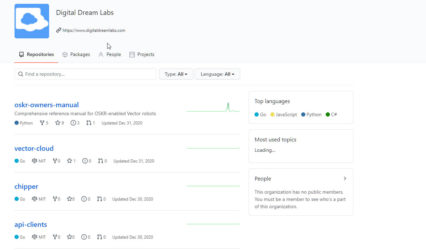 Digital Dream Labs Open Sources Vector Voice Repositories • thedroidyouarelookingfor
